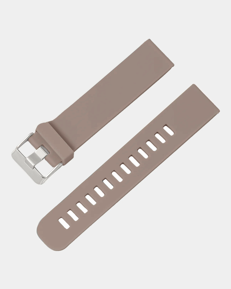 Reflex Branded 20mm Spectra Mink Silicone Strap with Silver Buckle