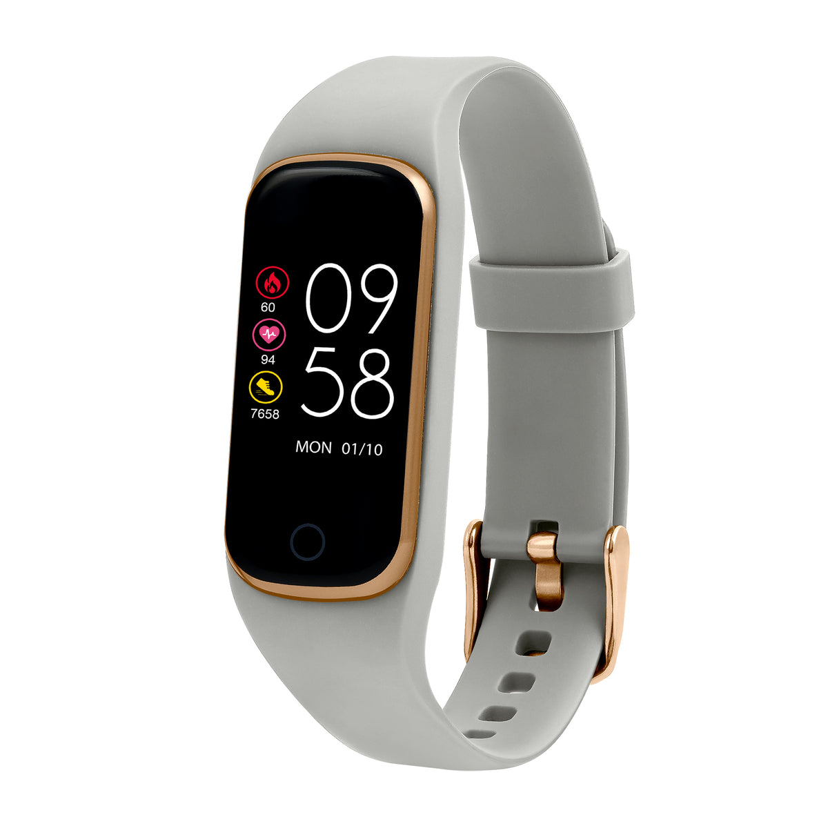 Slimline Sports Smart Watch in Grey & Gold - Series 08 | Reflex Active