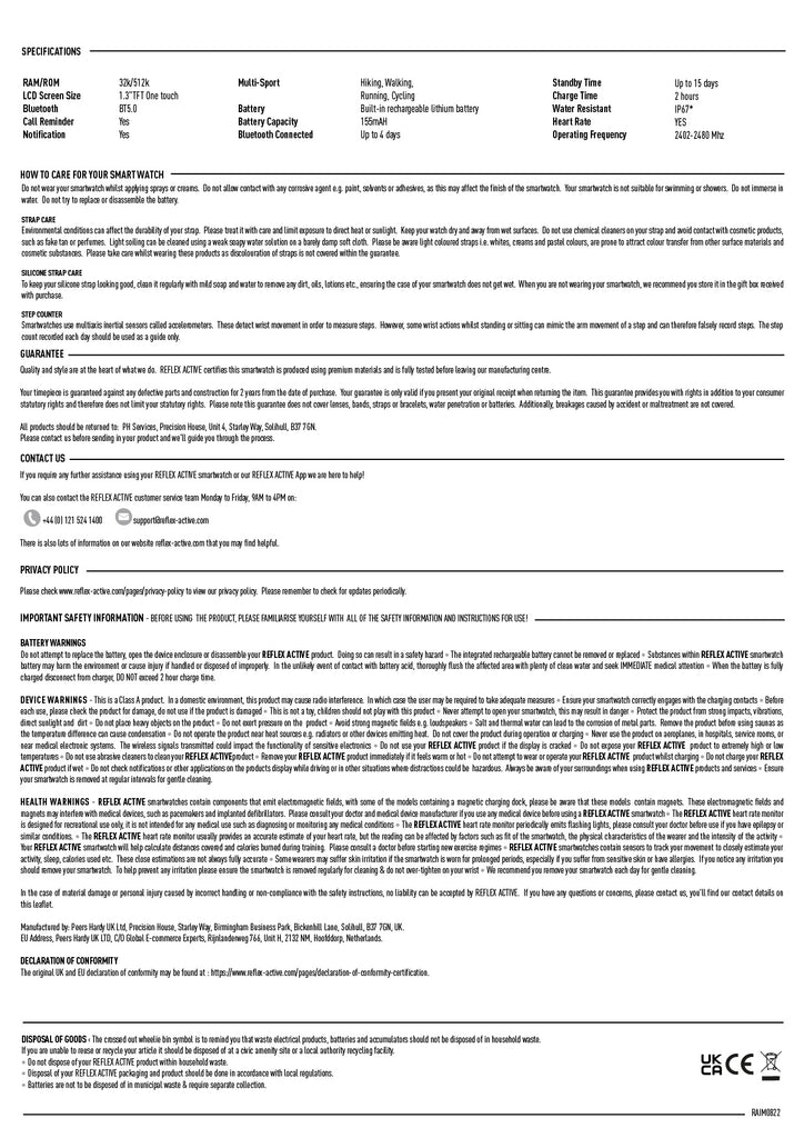 Reflex Active | Series 5 Watches